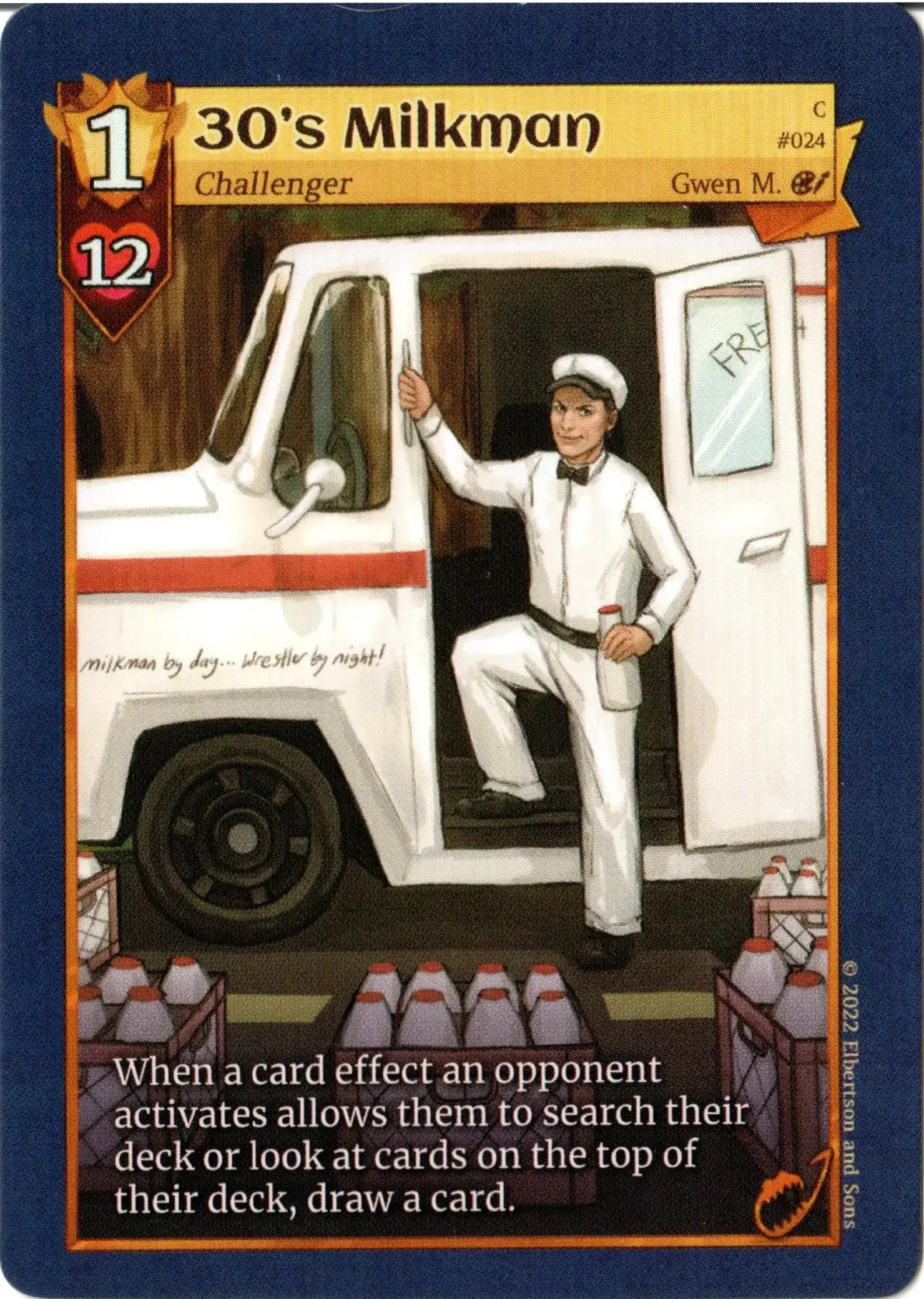 30’s Milkman | Grotto Beasts Card Database
