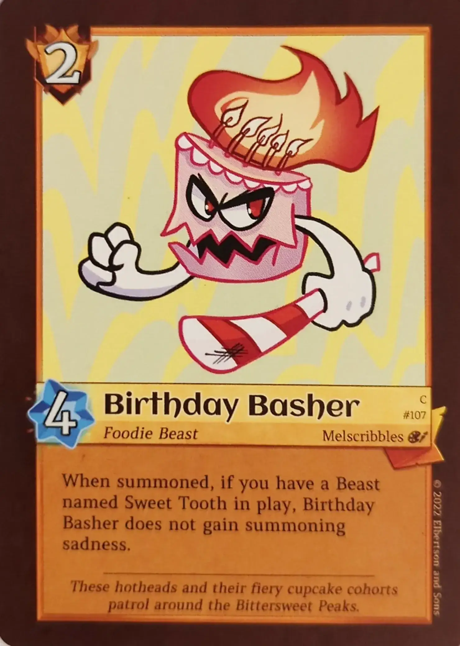 Birthday Basher | Grotto Beasts Card Database