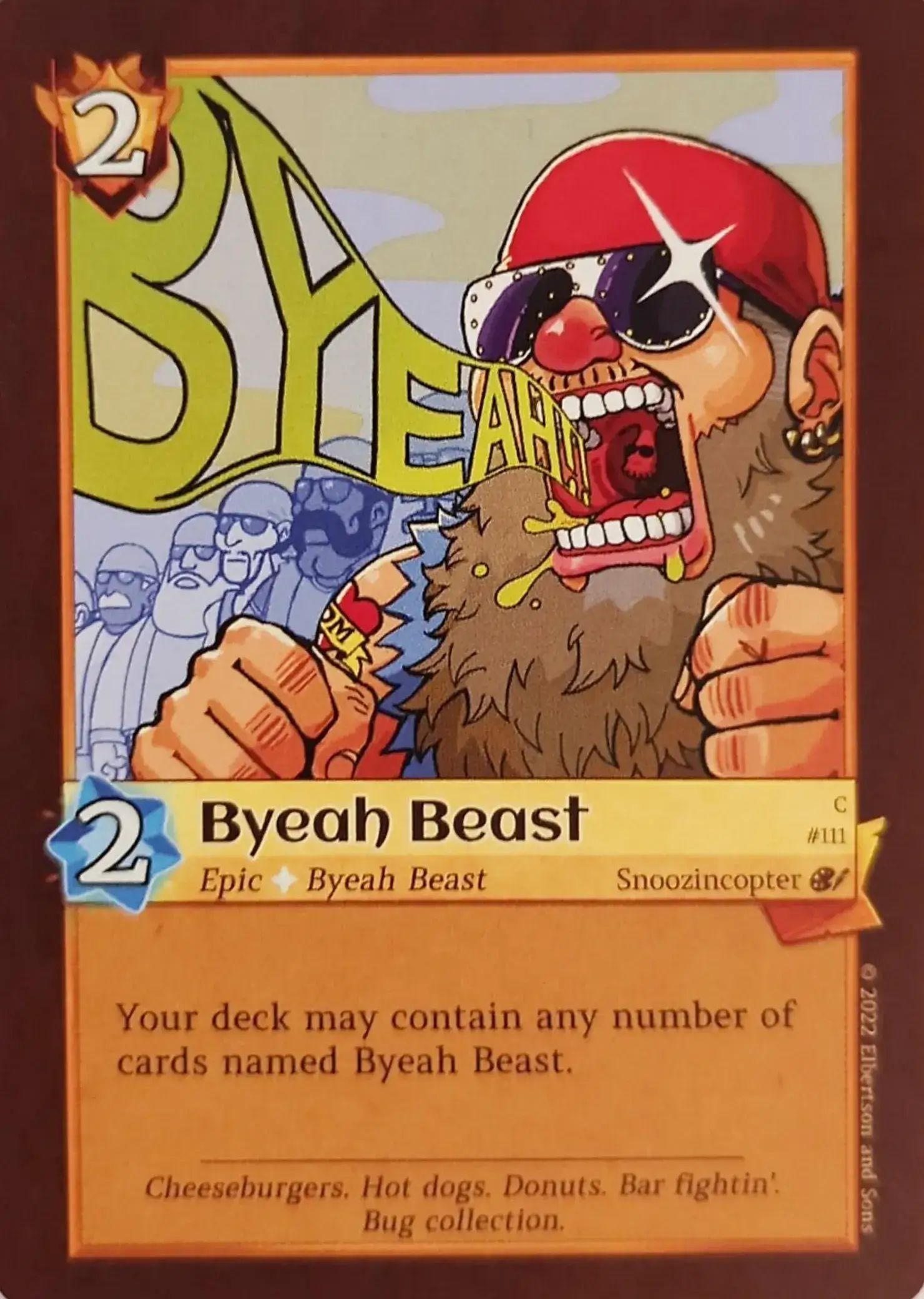 Byeah Beast | Grotto Beasts Card Database