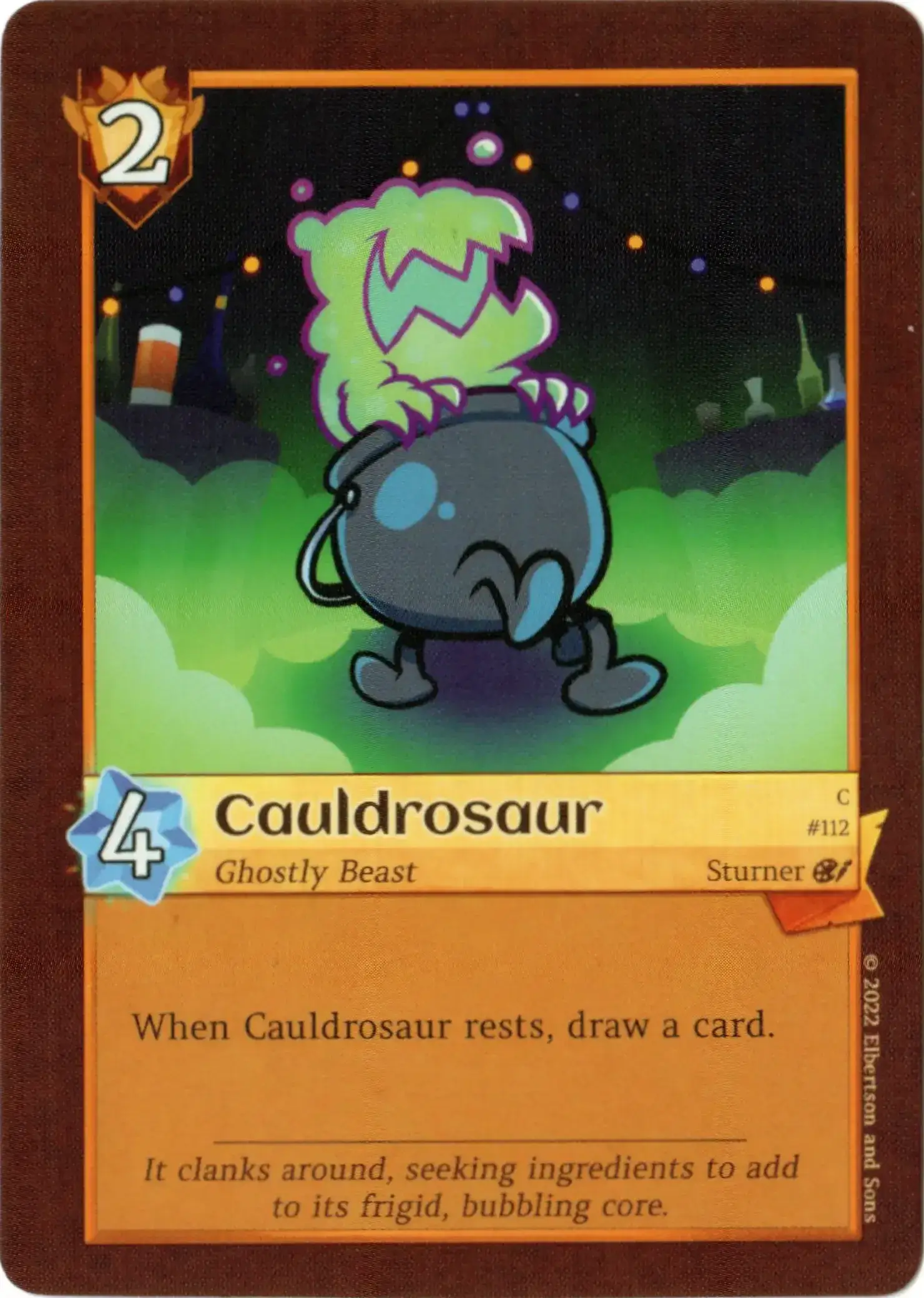 Cauldrosaur | Grotto Beasts Card Database