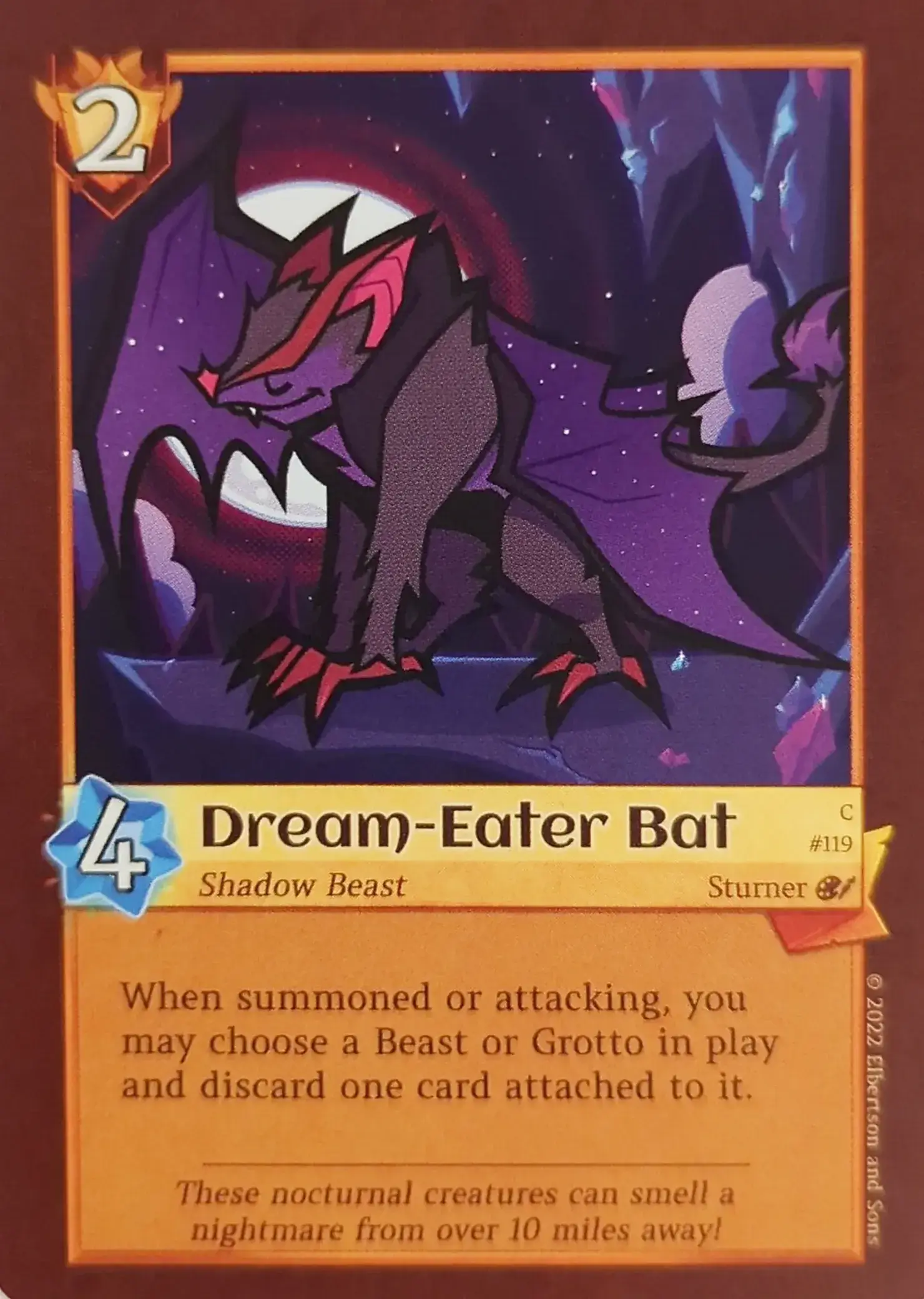 Dream-Eater Bat | Grotto Beasts Card Database