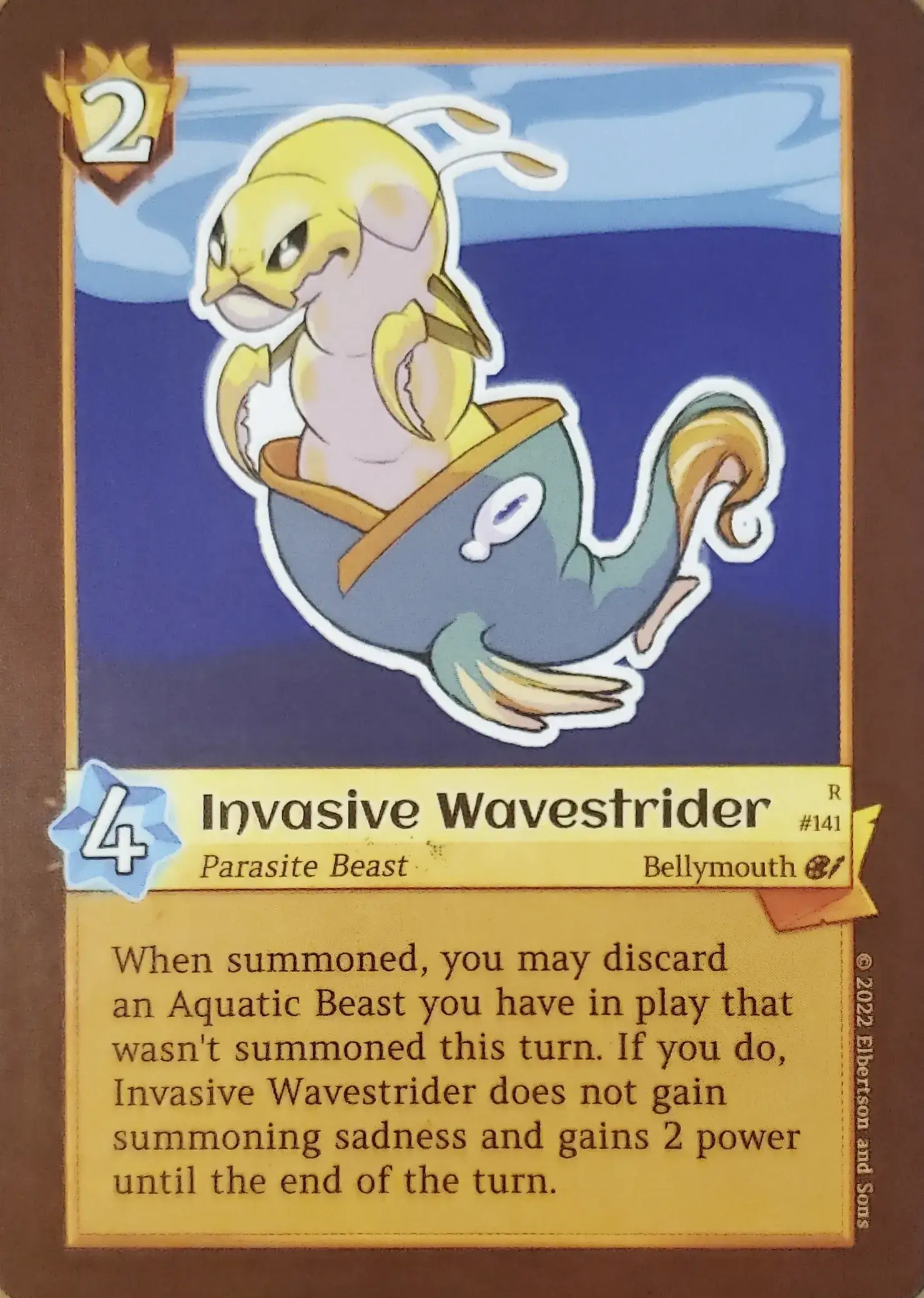 Invasive Wavestrider | Grotto Beasts Card Database