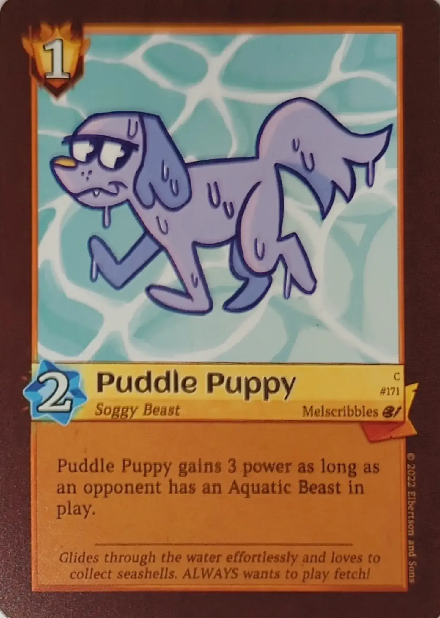 Puddle Puppy | Grotto Beasts Card Database