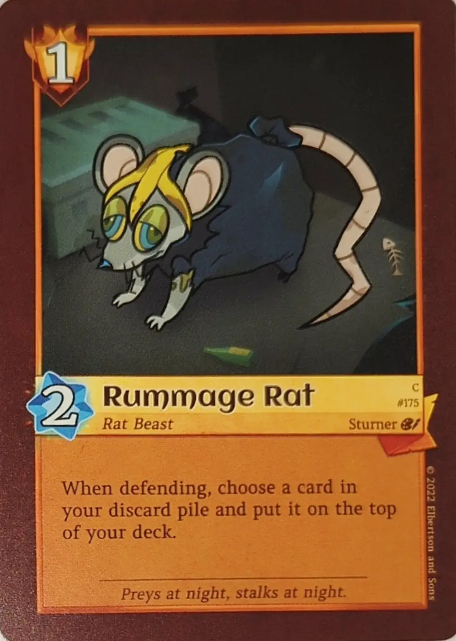 Rummage Rat | Grotto Beasts Card Database