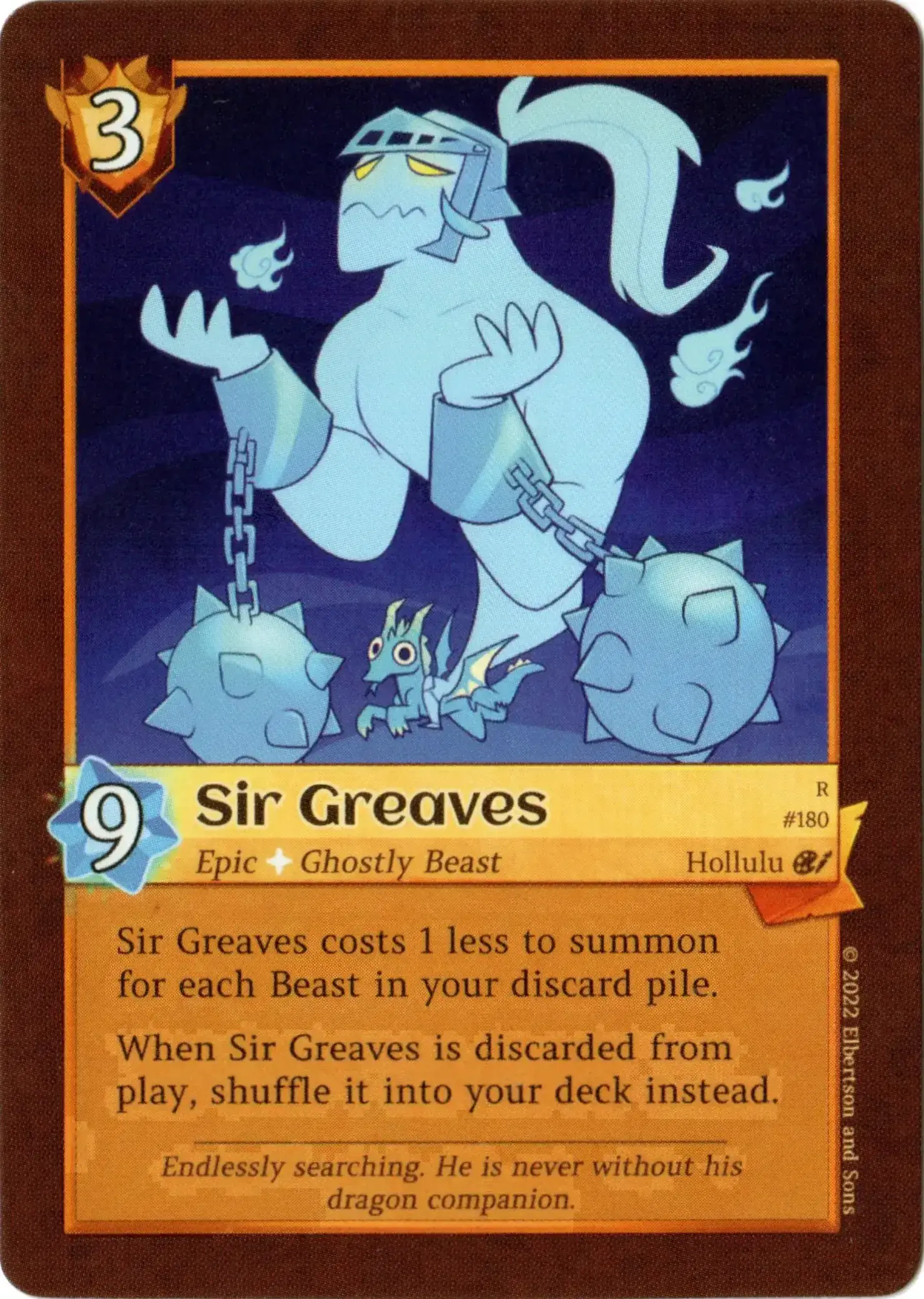 Sir Greaves | Grotto Beasts Card Database