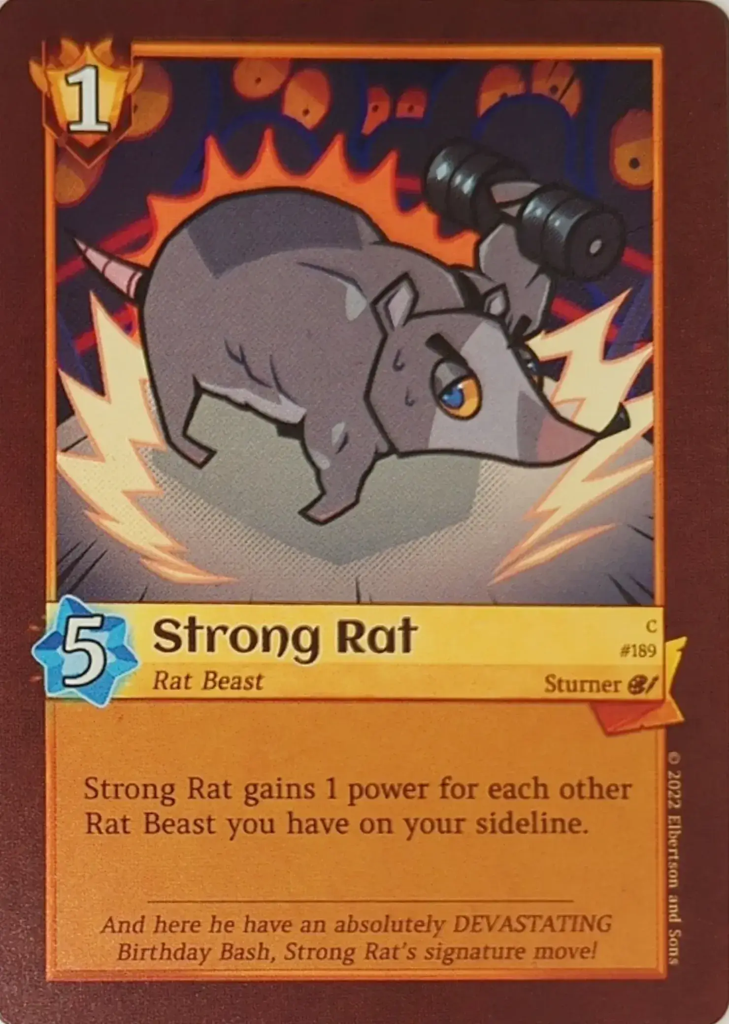 Strong Rat | Grotto Beasts Card Database
